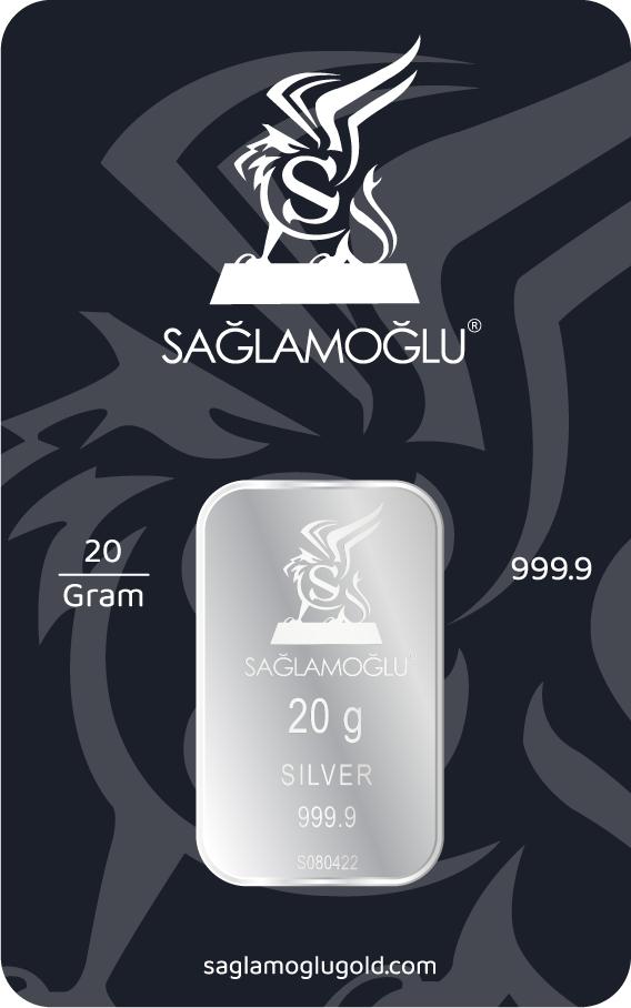 20 Gram Külçe Gümüş - Sanal Kuyumculuk Online Mücevherat Alışveriş Sitesi